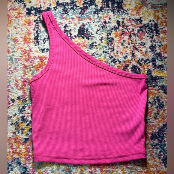SHEIN | Tops | Hot Pink Shein Crop Top | Poshmark